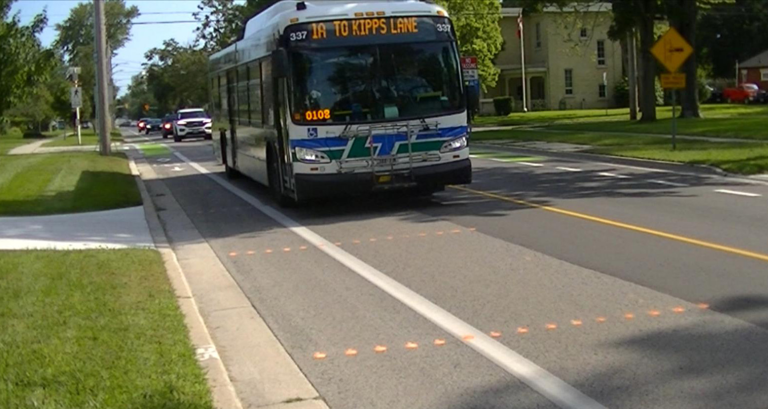 How Do Transit Bus & Cyclist Travel Paths Change With Installation Of A ...